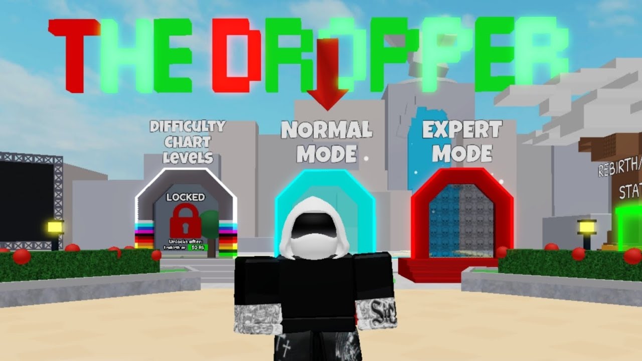 Playing THE DROPPER in roblox!? - YouTube