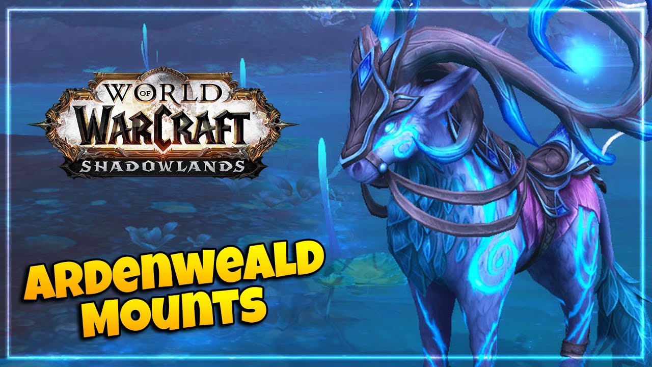 Ardenweald Stag Mounts | In-game Mount Preview | Shadowlands Alpha ...