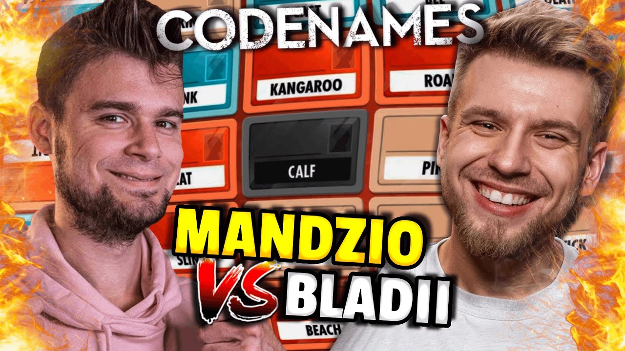 MANDZIO SZEF WYWIADU vs BLADII w CODENAMES (Tajniacy) - YouTube