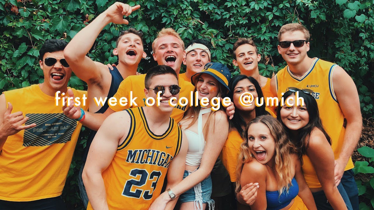 My first week of university: welcome week at the university of michigan ...