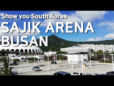 SAJIK arena. Where UFC Busan is held. walking South Korea. 부산 사직실내체육관 ...