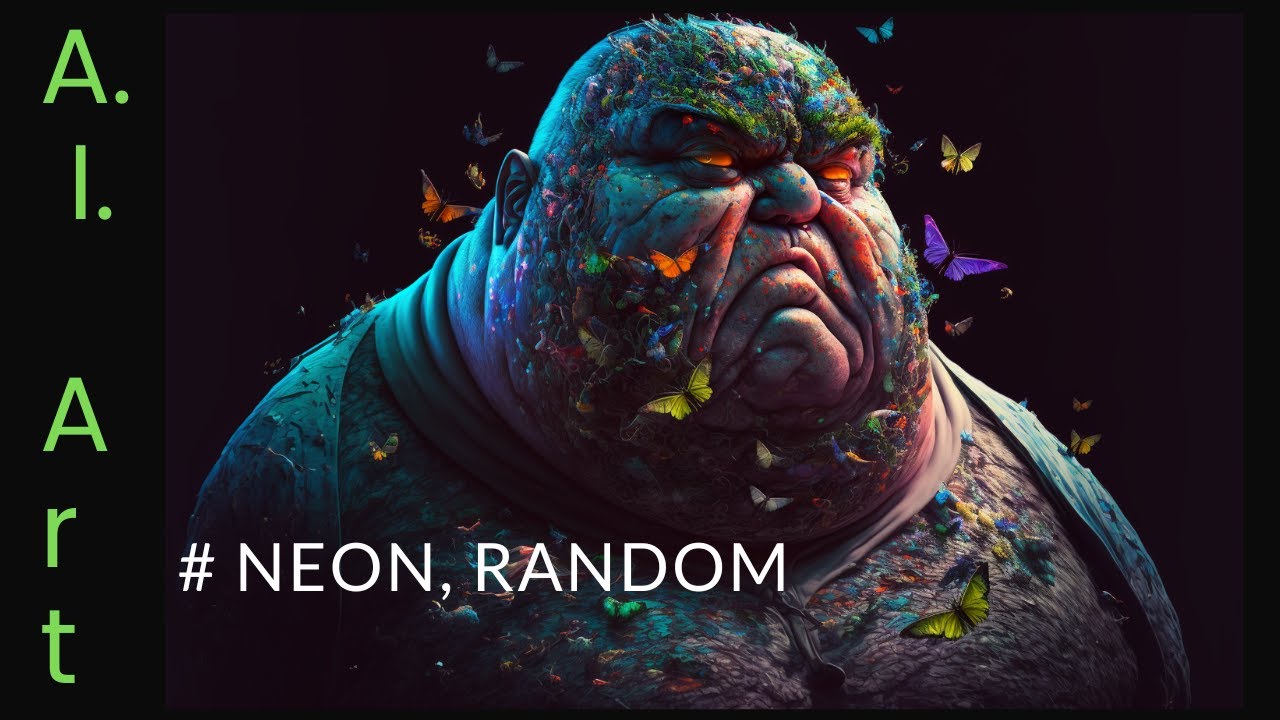 AI Art Compilation, Midjurney, #Neon, random. Text to Image - YouTube