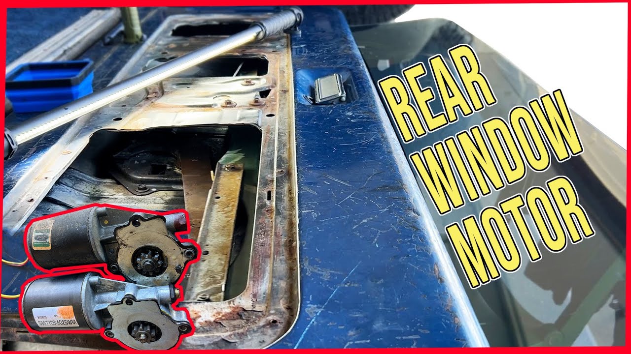 Replacing the Bronco Rear Window Motor - YouTube