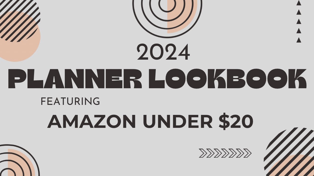 2024 Planner Lookbook: Amazon Finds Under $20 - YouTube
