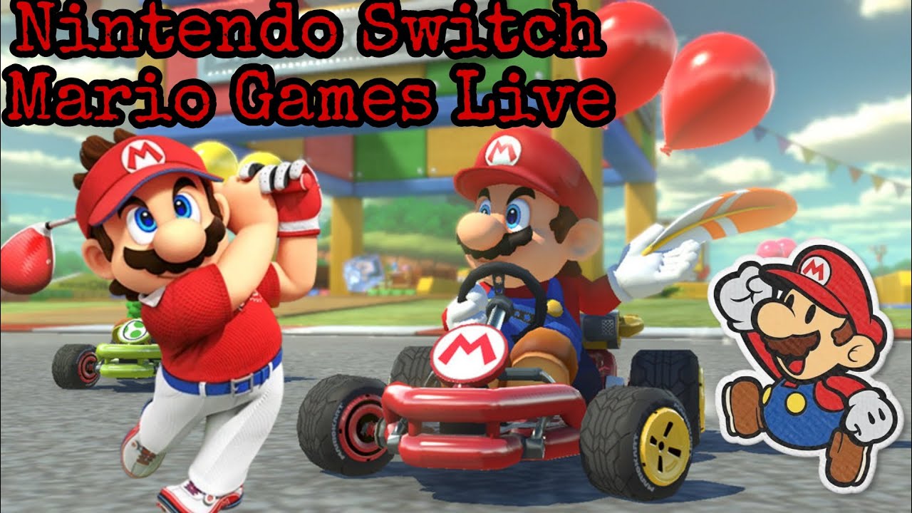 🔴Playing Mario Nintendo Switch Games LIVE - YouTube