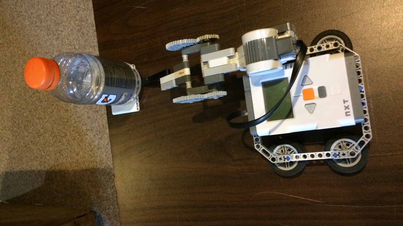 Lego Mindstorms BottleBot | Robot flips water bottle! - YouTube