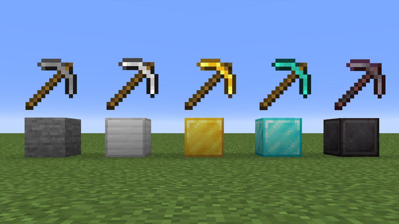 Which pickaxe is the fastest? - YouTube