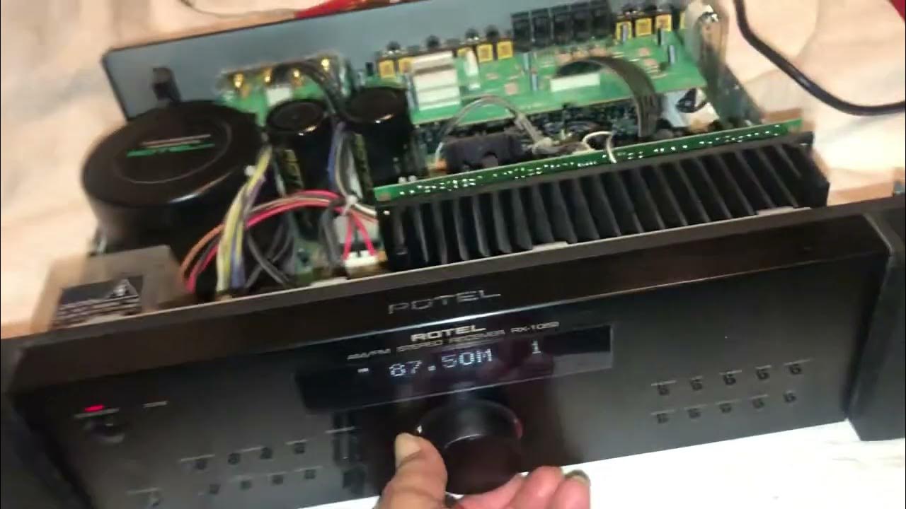 ROTEL RX-1052 Stereo Receiver - YouTube