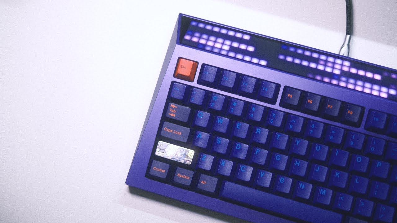 The most "CYBER" keyboard in the world - YouTube