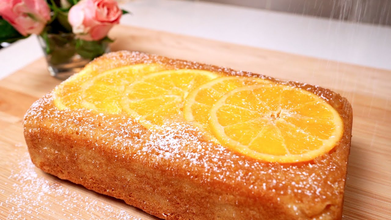 Super easy and quick orange cake recipe - YouTube