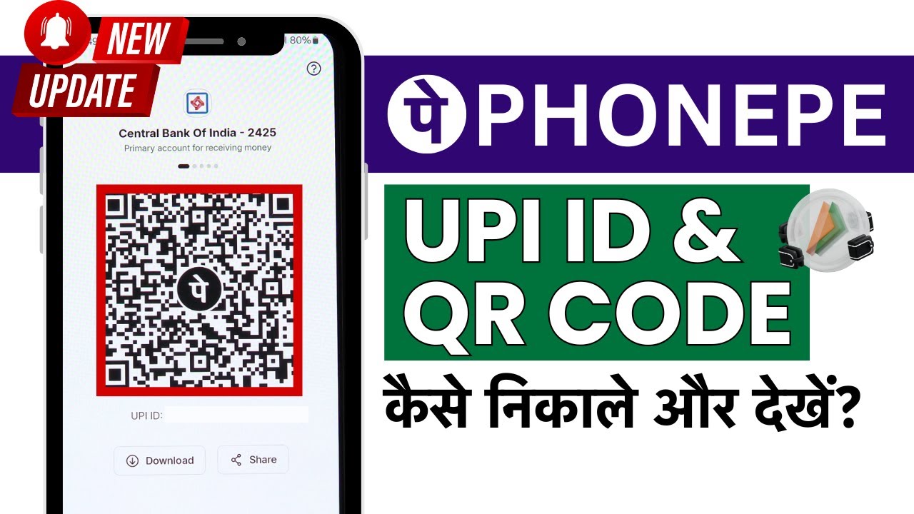 PhonePe me UPI ID aur QR Code Kaise Dekhe New Update 2026 - How To Find ...