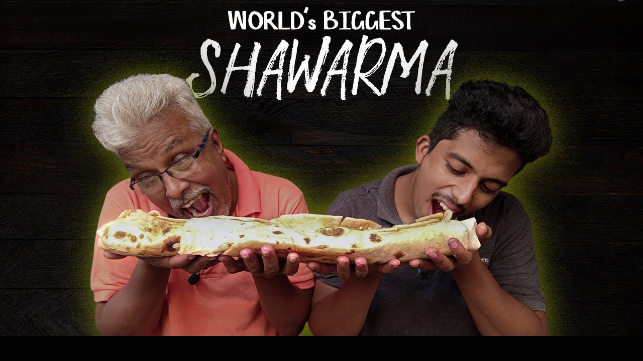 We made World's Biggest Shawarma Roll - YouTube