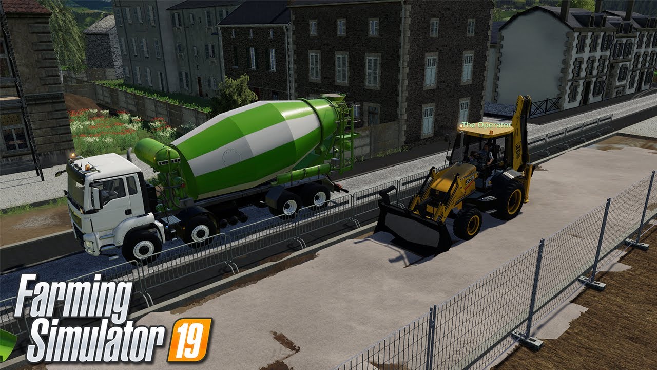 🚧FIXING A DAMAGED PARKING🚧||PUBLIC WORKS AT MULTIPLAYER||FS19 MINING ...