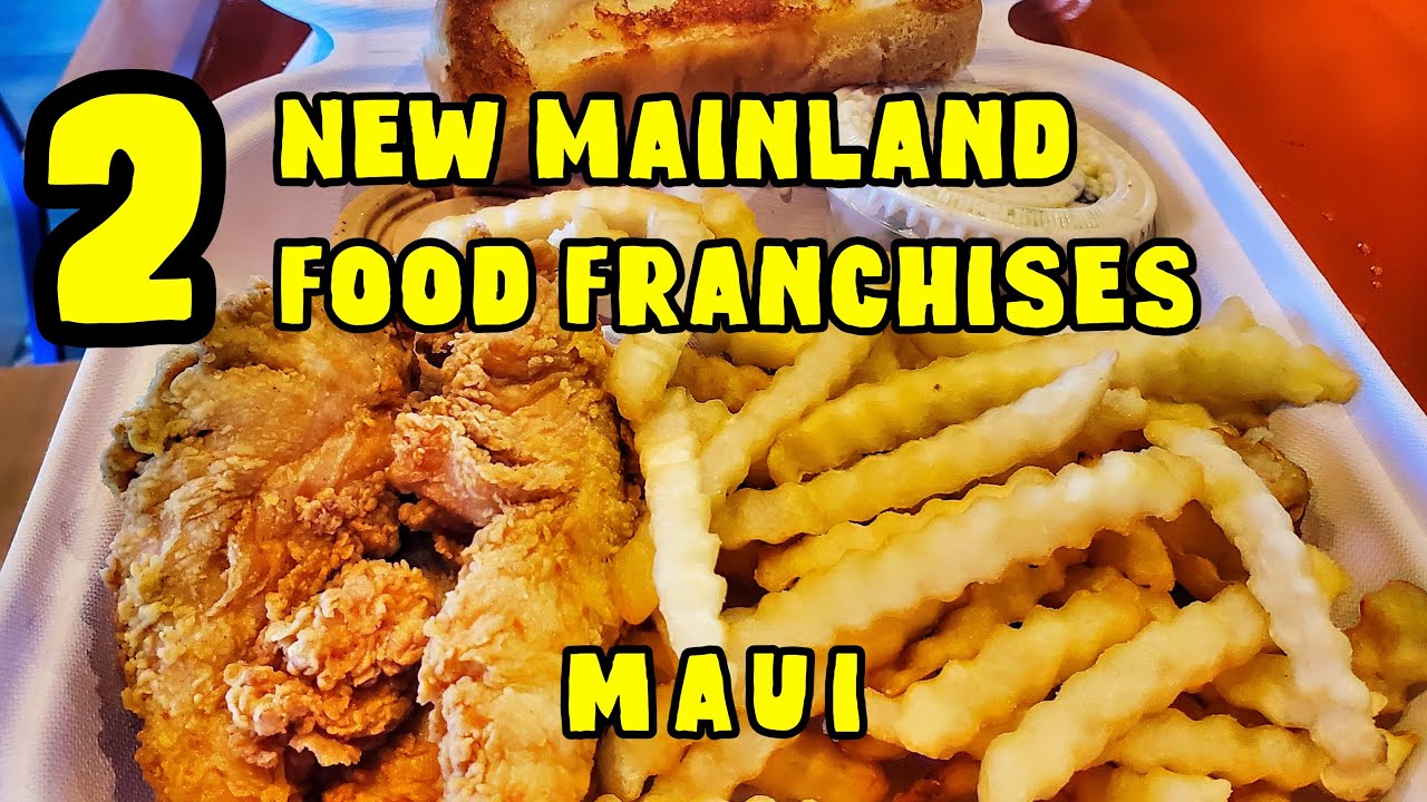 2 Mainland Food Franchises Open On Maui. New Food Concepts. - YouTube