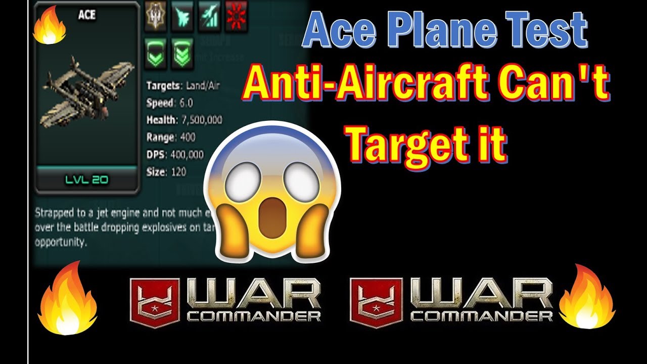 War Commander Ace Unit Test (Attack + Defense) - YouTube