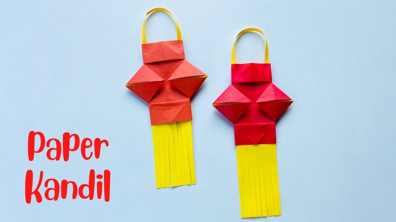 Easy Paper Kandil Making For Diwali | Diwali Decoration ideas | DIY ...