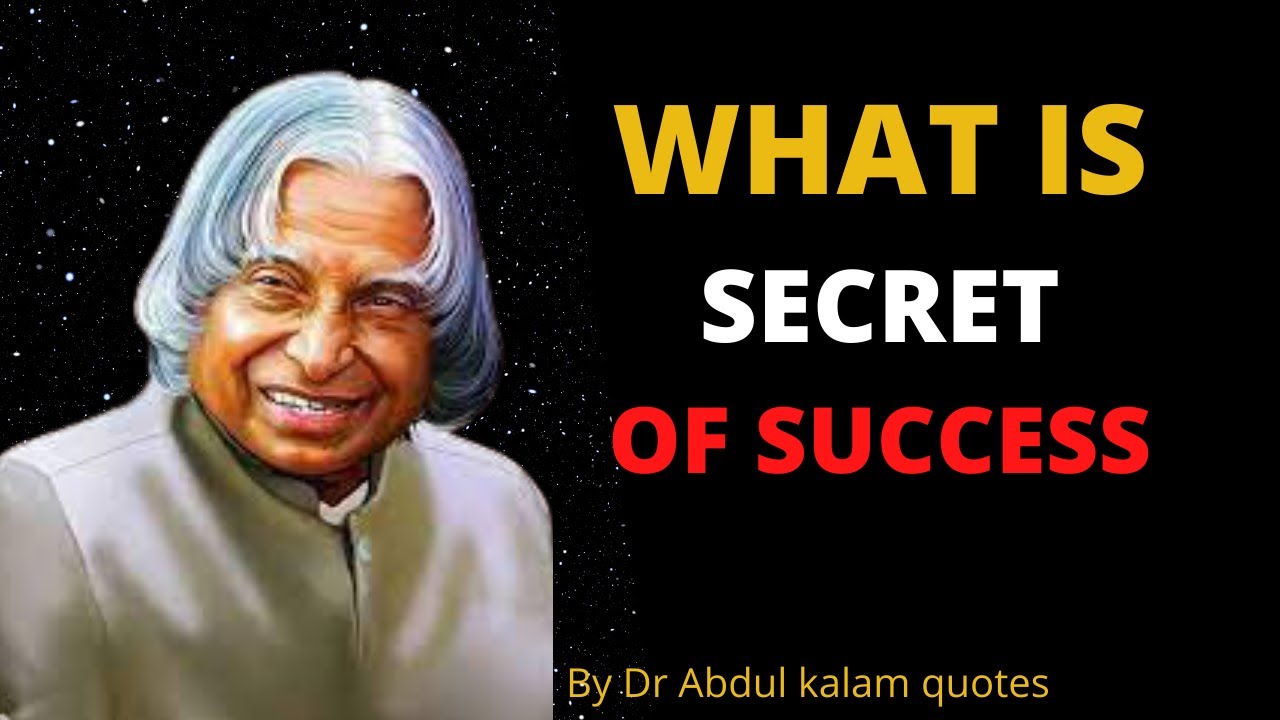Abdul Kalam Quotes For Success