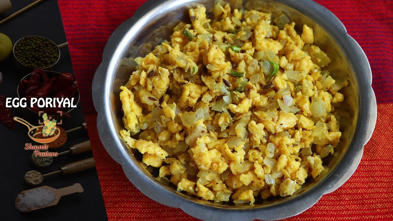 Egg Poriyal | Muttai Podimas | Egg Stir Fry Recipe - YouTube