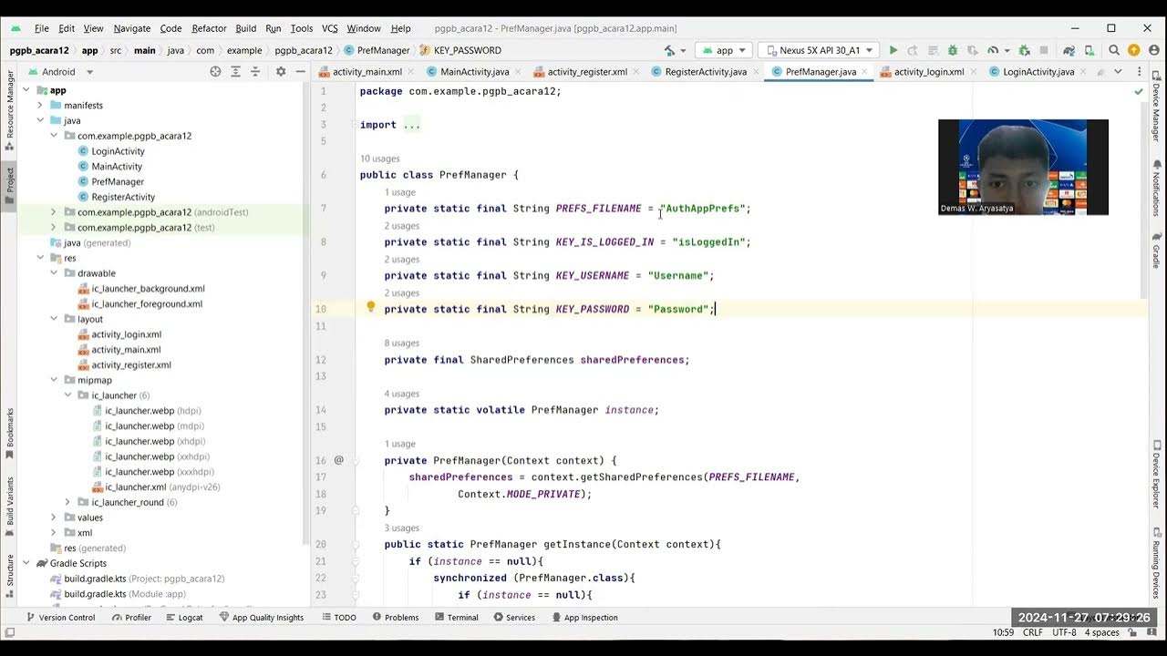 Praktikum Pemrograman Geospasial: Perangkat Bergerak | Acara 12: SaredPreference - YouTube