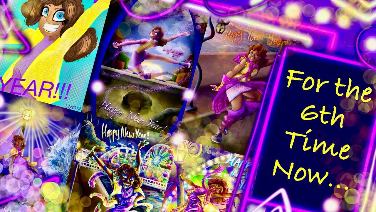My 6th Annual New Year Redraw Illustration! - YouTube