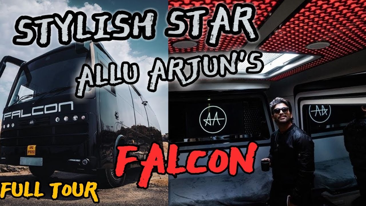STYLISH STAR ALLU ARJUN'S NEW VANITY VAN 'FALCON' WILL BLOW YOUR MIND ...