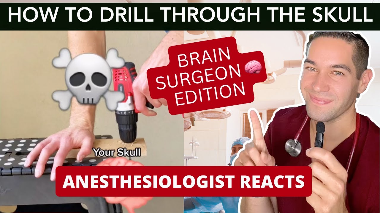 Drill Through The Skull WITHOUT Damaging the Brain? 🛠️ - How a Brain ...