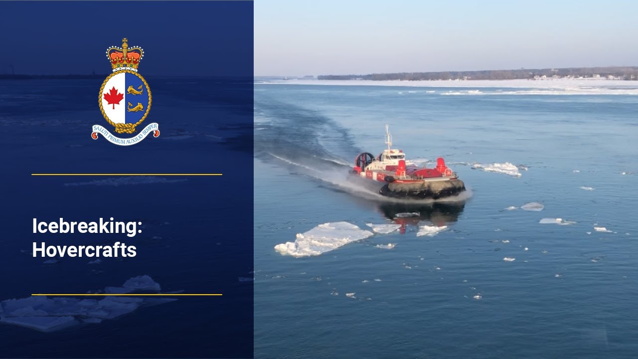Icebreaking: Hovercraft - YouTube