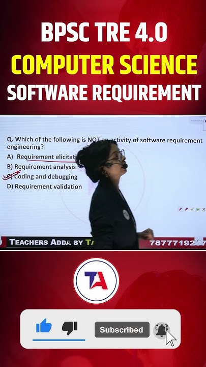 BPSC Tre 4.0 Computer Science SOFTWARE RECQUIREMENT #QuizTime BPSC Computer Science Vacancy 2025 ...