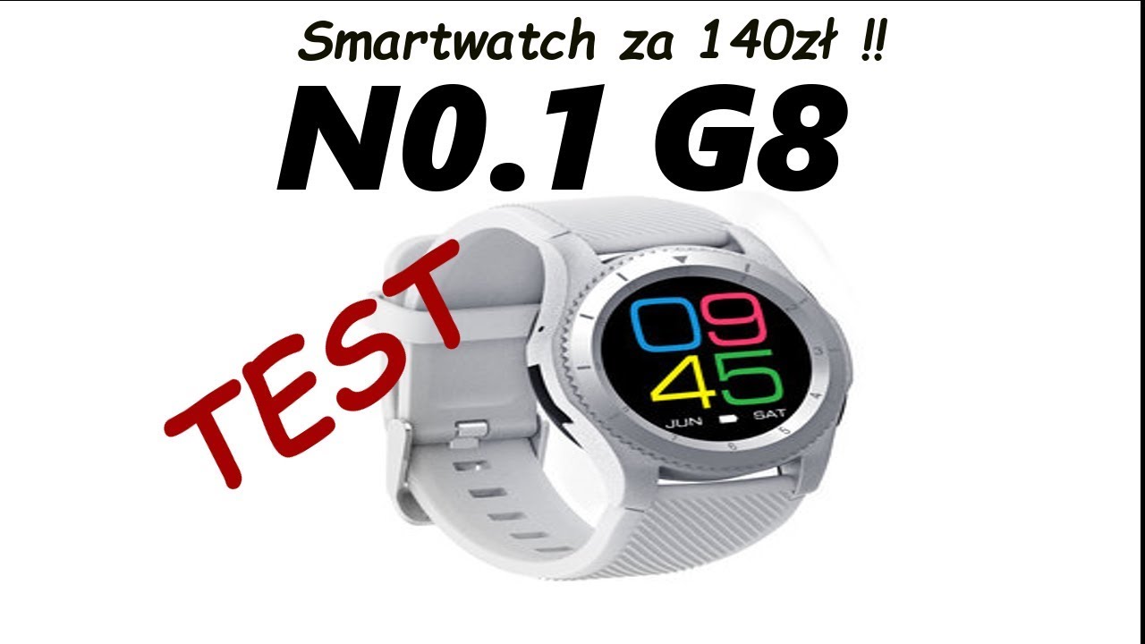 Recenzja NO.1 G8 Smartwatch za 140zł z funkcją telefonu - YouTube