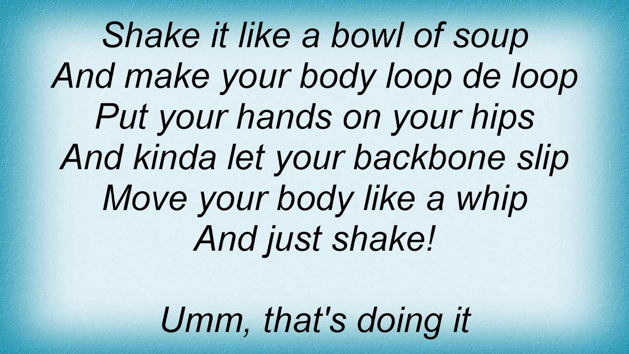 Sam Cooke - Shake Lyrics - YouTube