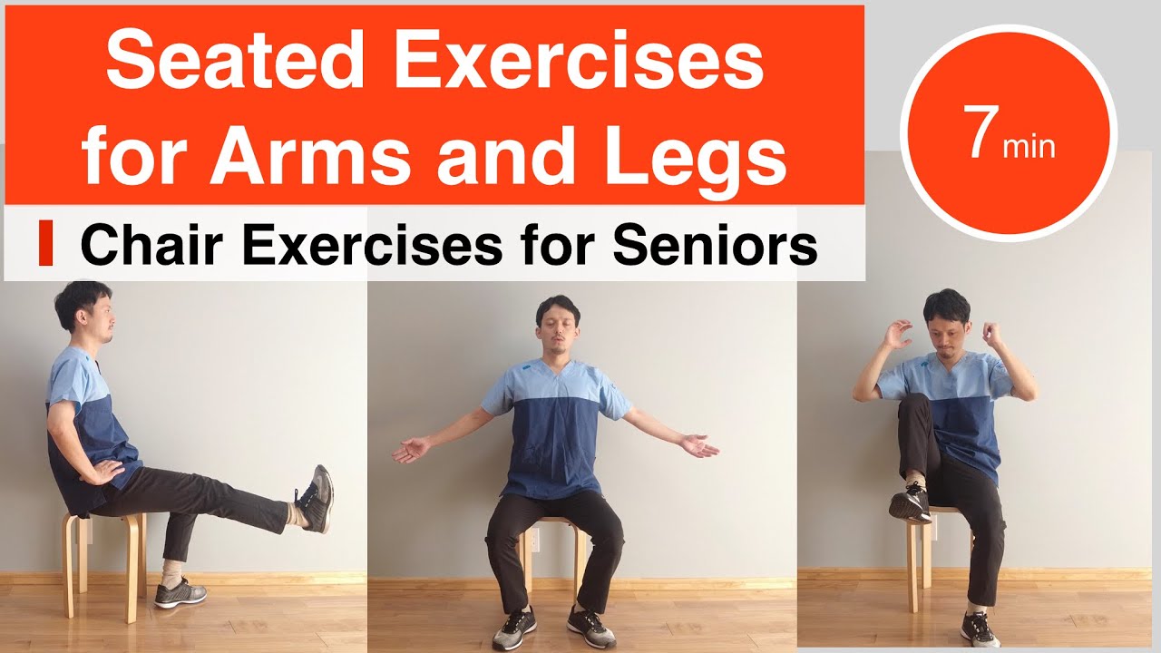 7-MIN | Seated Exercises for Arms and Legs | Seated Workout for Better ...
