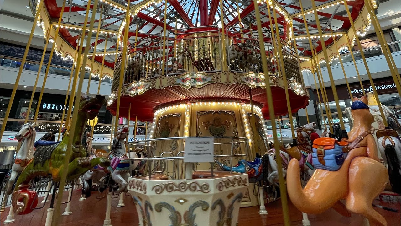 Carousel in mall #carouselride #carousels #mall - YouTube