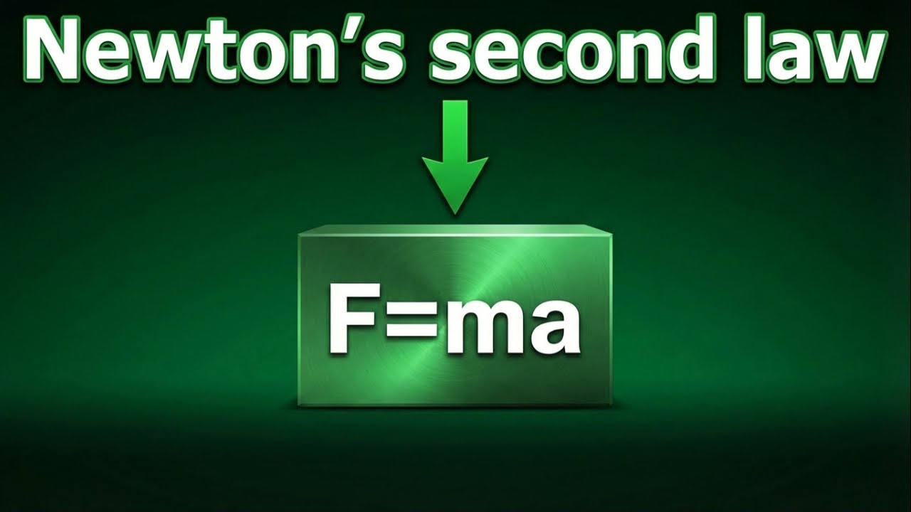 Newton’s Second Law (F = ma) Explained Step by Step - YouTube