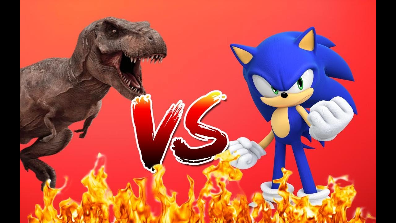 SONIC VS DINOSAURS|T-REX| SONIC THE HEDGEHOG| KIDS TOYS - YouTube