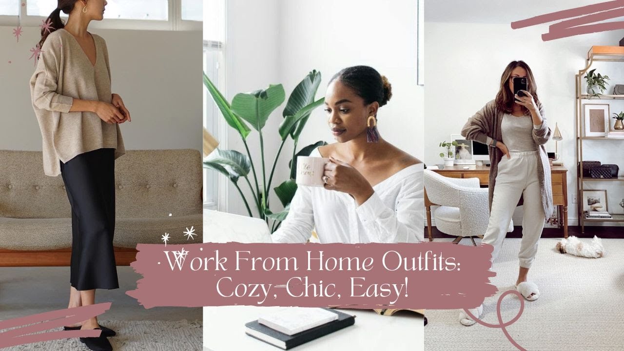 Work From Home Outfits | Cozy, Chic and Easy! - YouTube