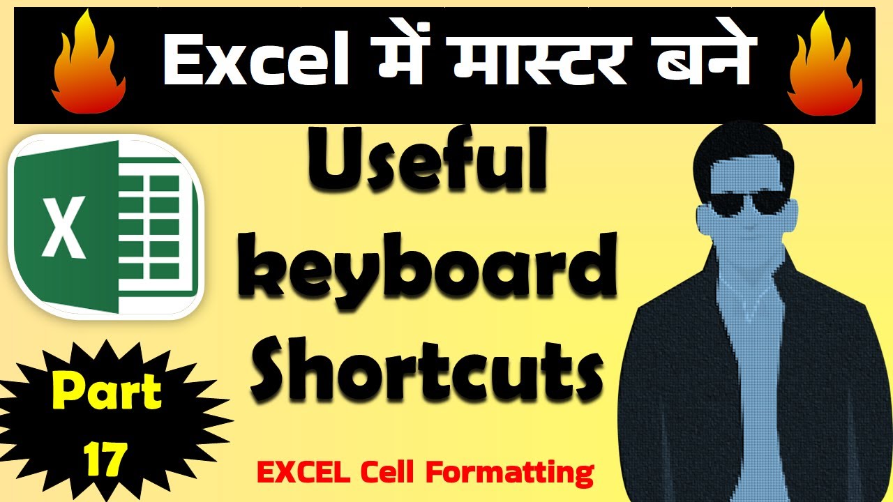 Part 17 Useful Keyboard Shortcuts In Excel Keyboard Shortcuts For Formatting Cells Publish
