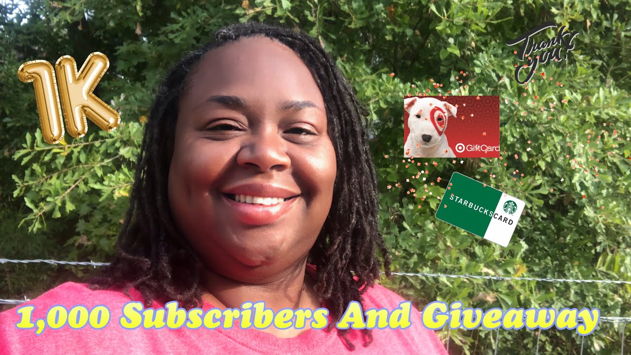 1,000 Subscribers + Giveaway And Thank You 🎉🎉🎉🎉 - YouTube