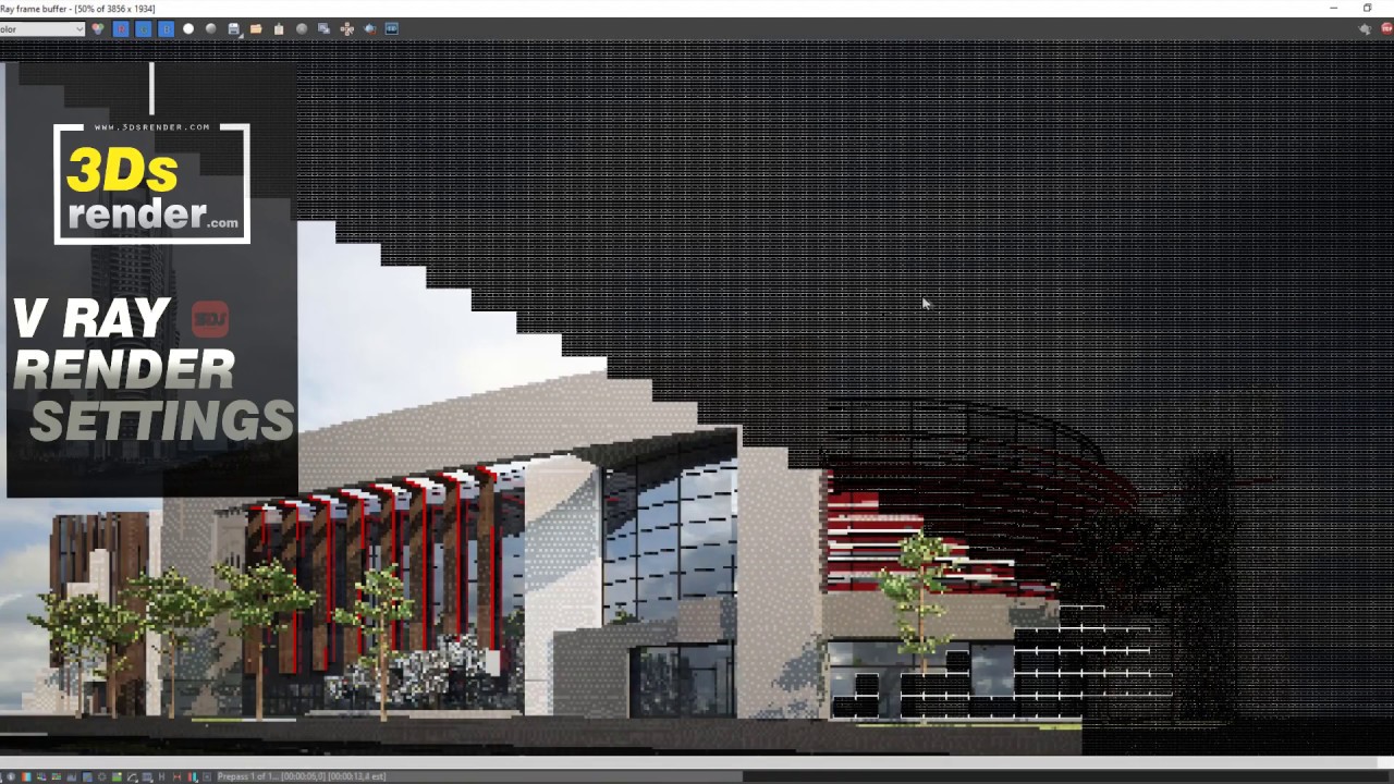 Exterior Render , Fast - Quick Vray Render - YouTube