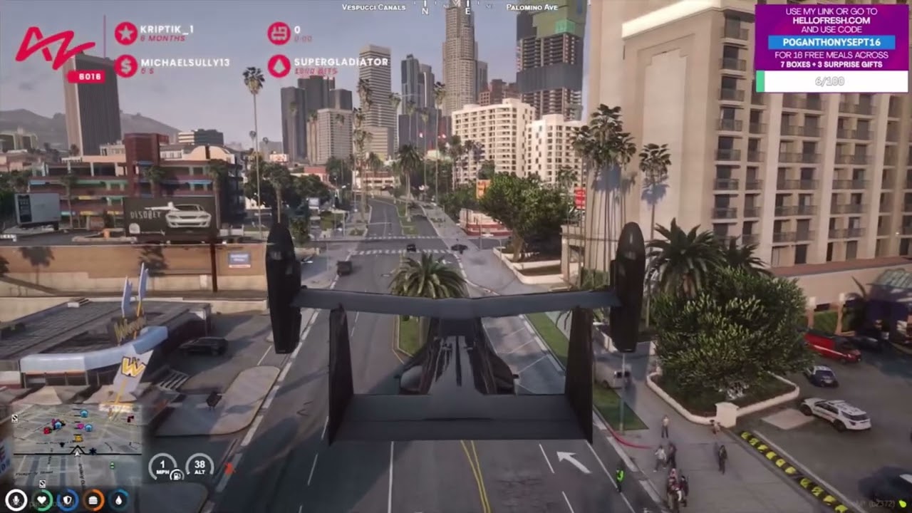 Lang & Tony Corleone Tries to Flex Their Cerberus Heli to Tommy T ...