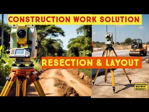Resection method practice | Total station | sokia total station ...