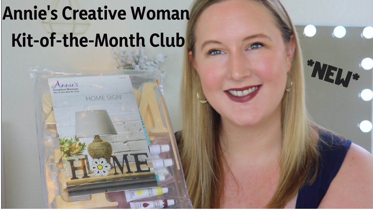 *NEW* Annie's Creative Woman Kit-of-the-Month Club Unboxing - YouTube