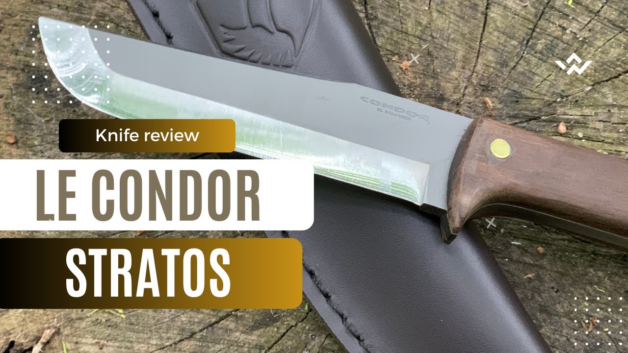 Le bushcraft à la portée de tous avec le Condor Stratos - YouTube