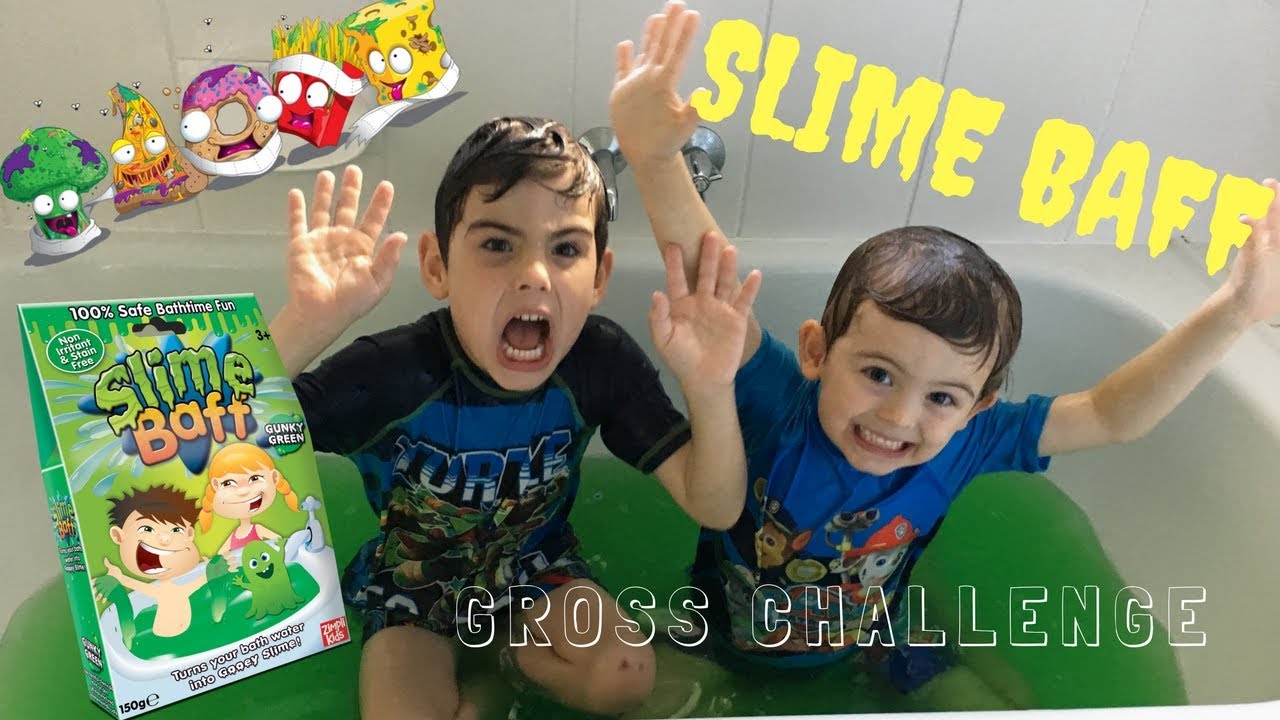 Gooey Slime Baff Toy Challenge | Grossery Gang | Kinder Surprise Toy ...