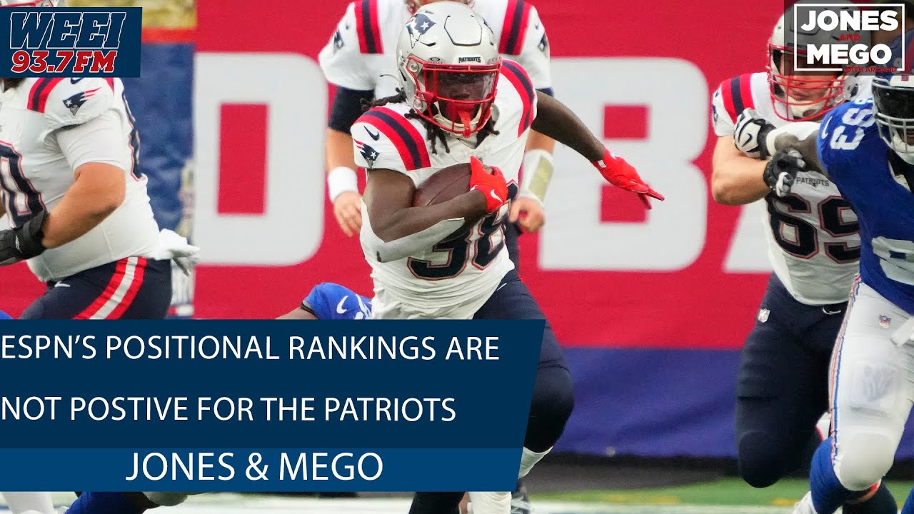 ESPN releases their positional rankings and they're... not positive for ...