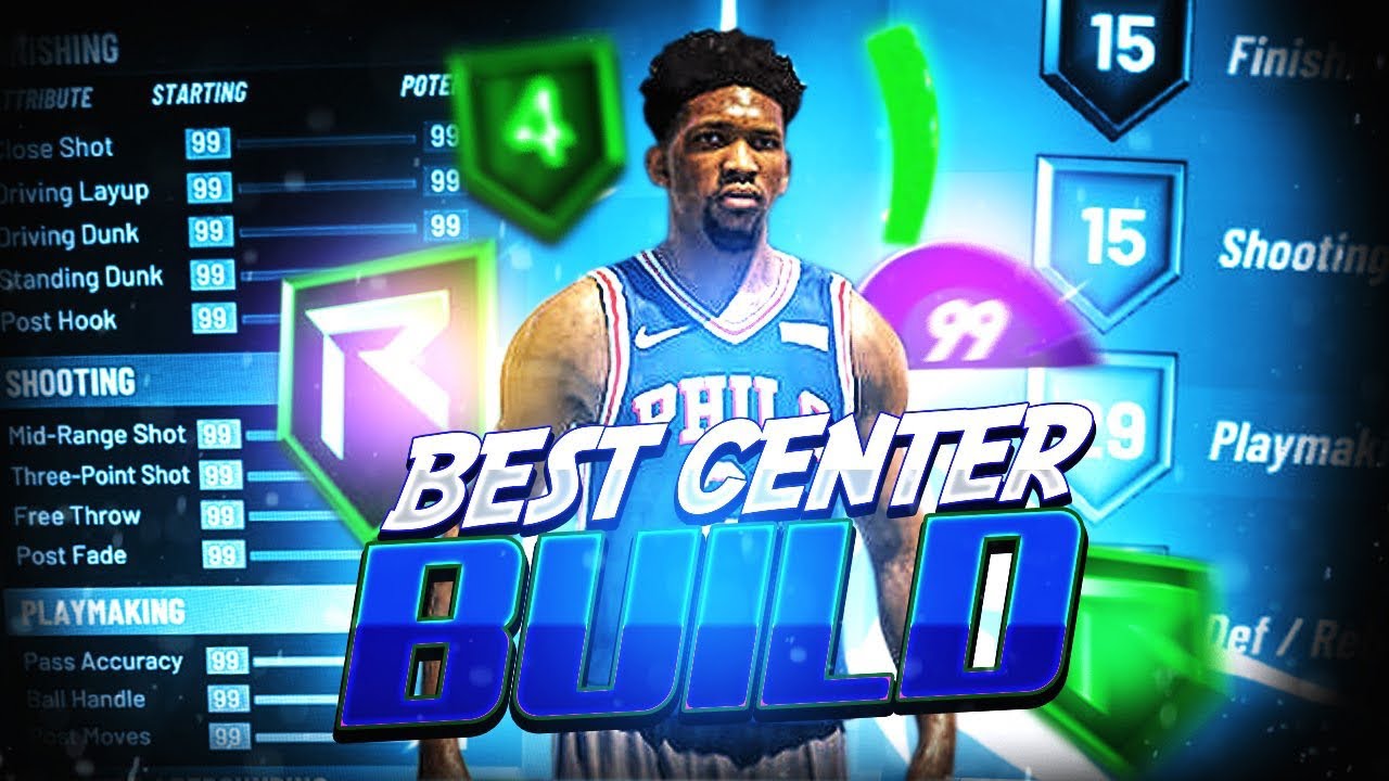 BEST CENTER BUILD NBA 2K20 GLASS LOCKDOWN SHARP FINISHER DOMINATE EVERY ...