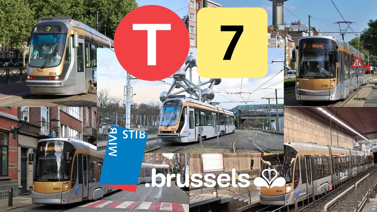 LIGNE : Tram 7 De La STIB - YouTube