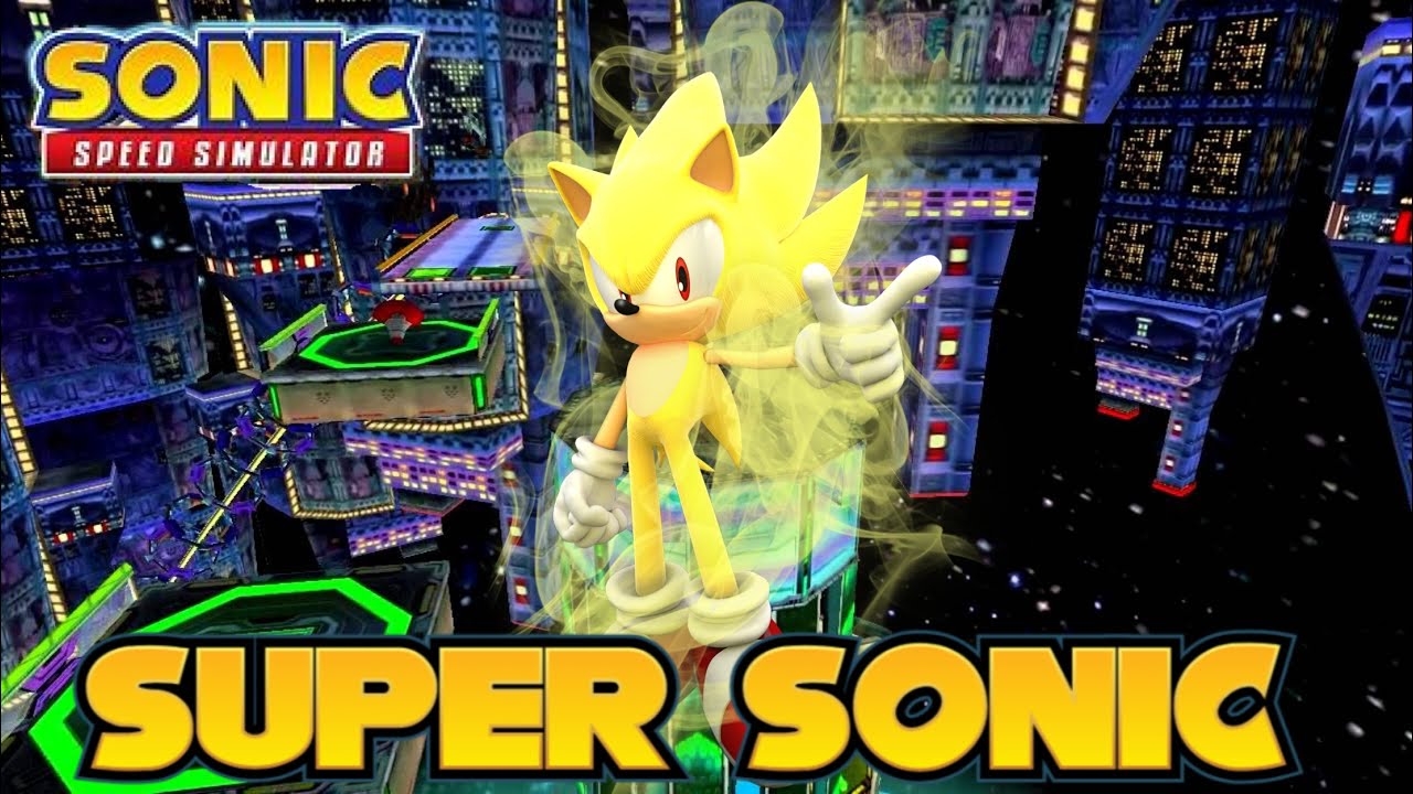 SUPER SONIC IS FINALLY HERE IN SONIC SPEED SIMULATOR - YouTube