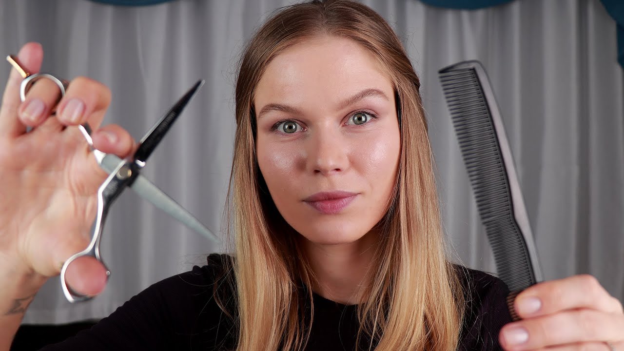 Asmr Relaxing Haircut Roleplay Personal Attention Youtube