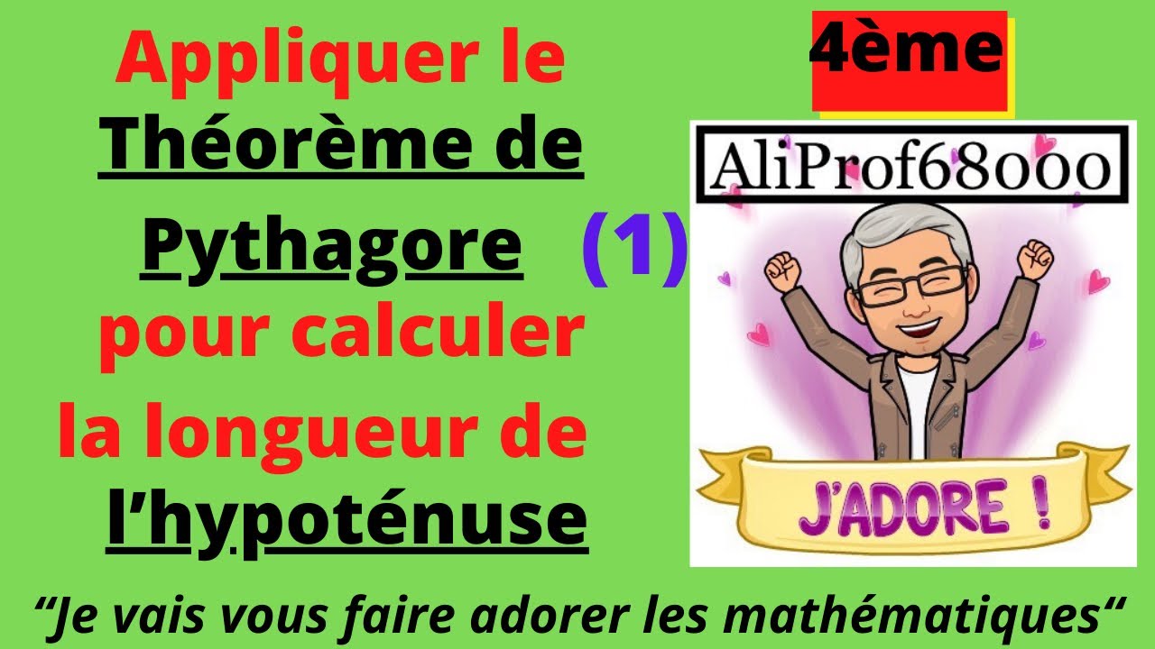 Appliquer le théorème de Pythagore pour calculer la longueur de l ...