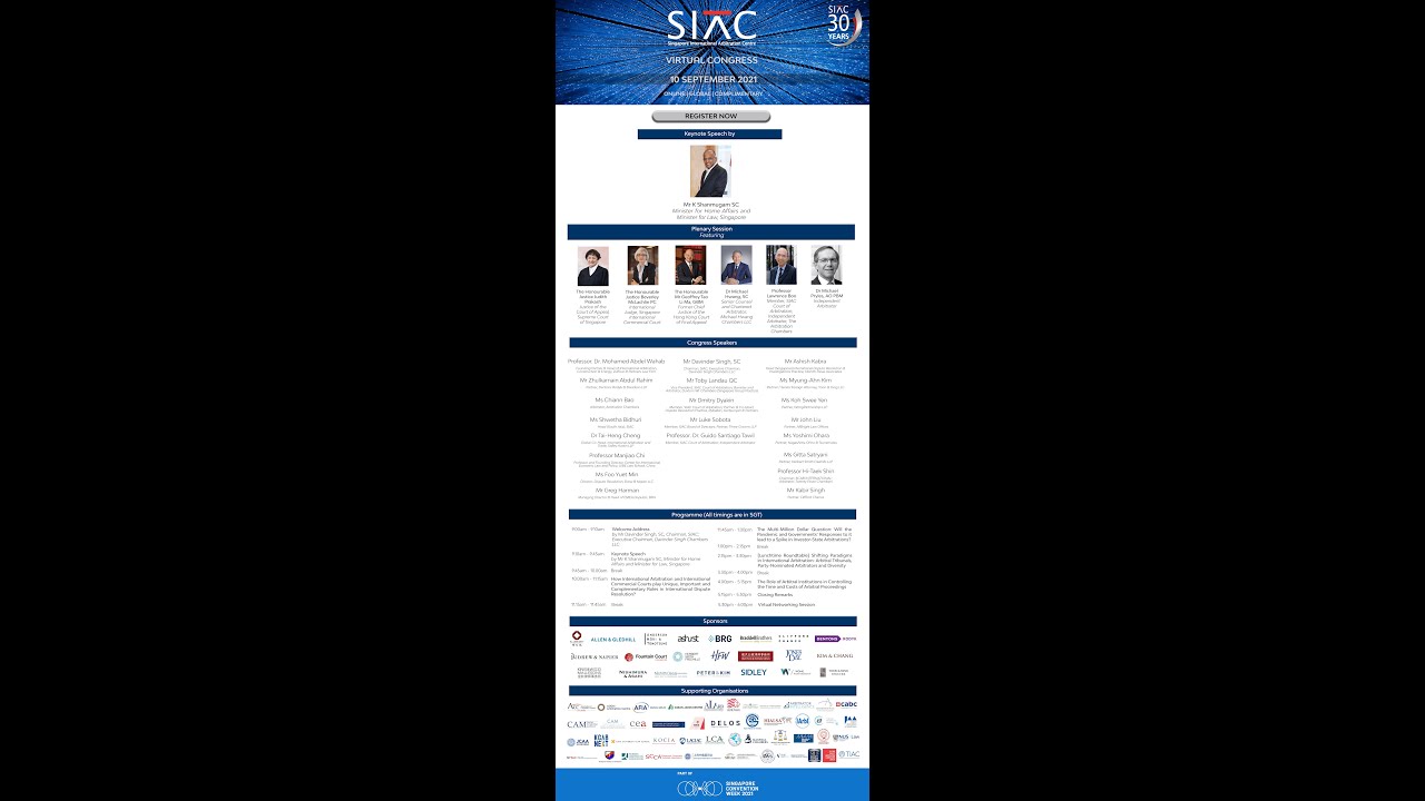 SIAC Virtual Congress 2021: Lunchtime Roundtable - YouTube